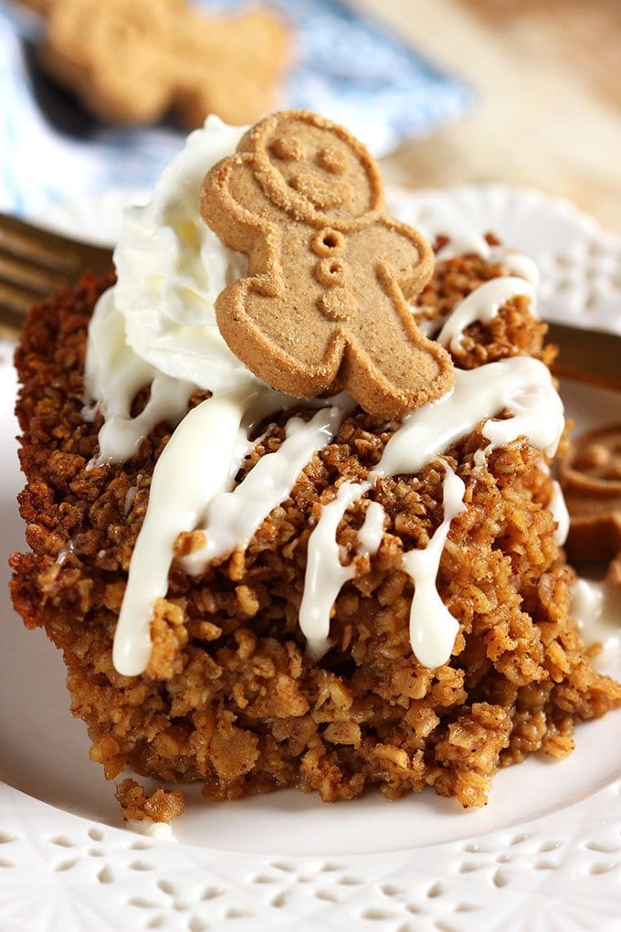Gingerbread Baked Oatmeal - Recipe Girl