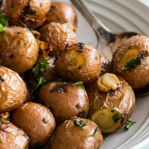 Garlic Parsley Potatoes - Recipe Girl