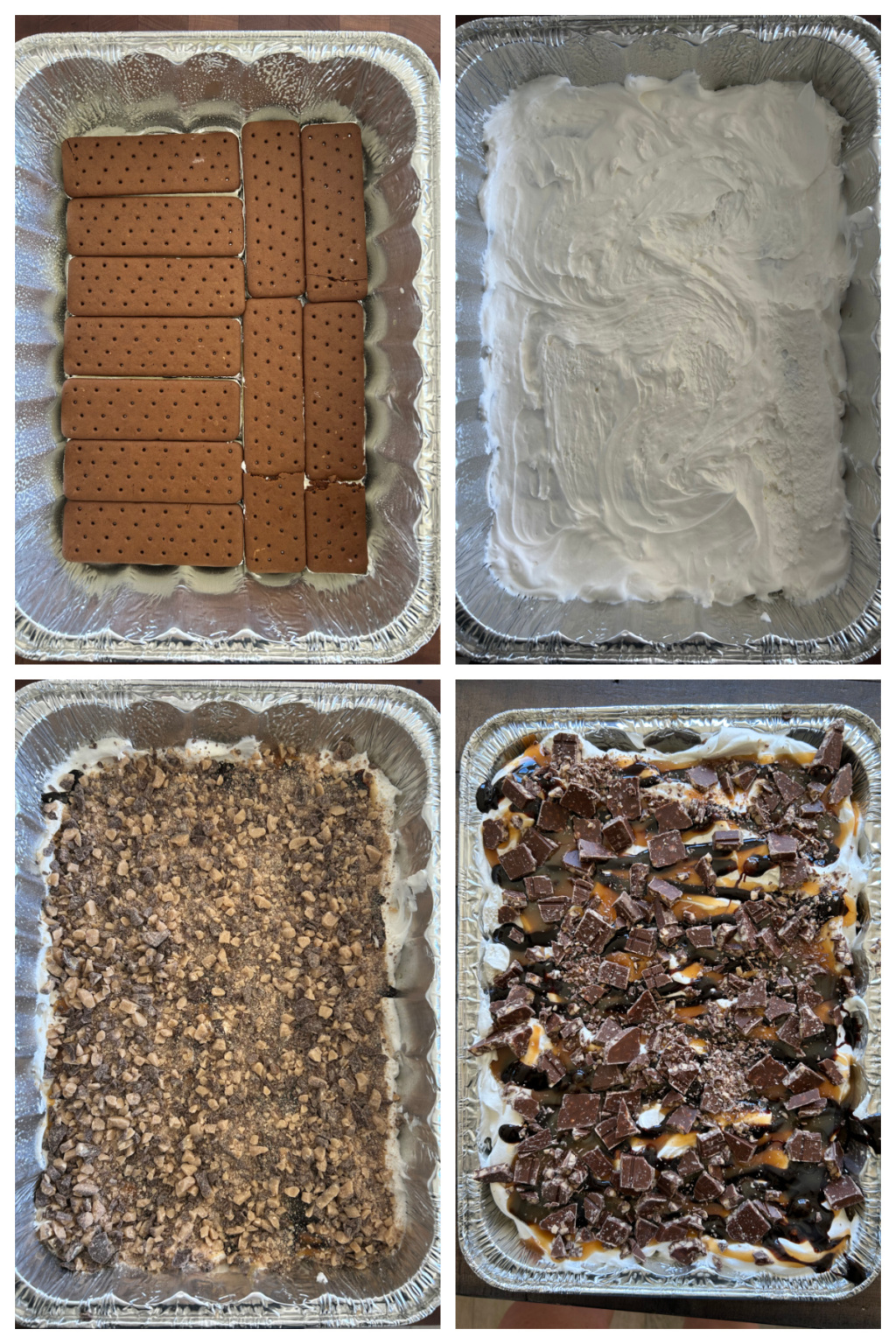 Frozen Caramel Toffee Ice Cream Sandwich Dessert - Recipe Girl