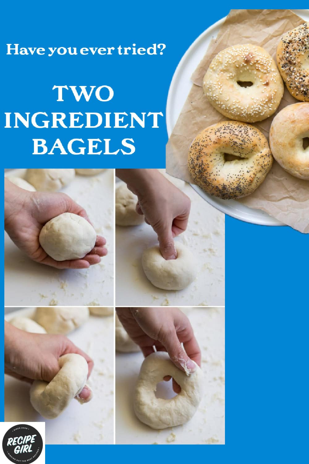 2 Ingredient Bagels - Recipe Girl®
