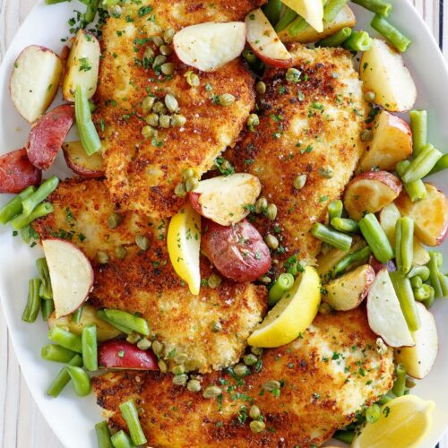 Crispy Chicken Schnitzel - Recipe Girl®