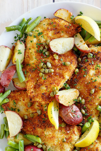Crispy Chicken Schnitzel - Recipe Girl®