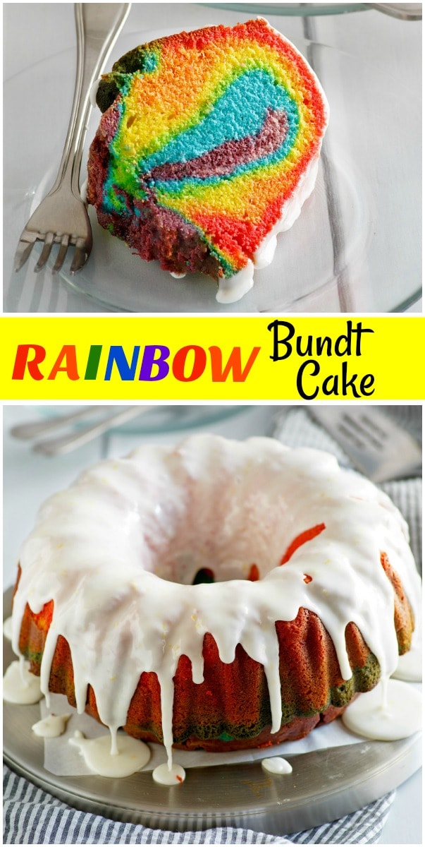 Rainbow Bundt Cake - Recipe Girl®