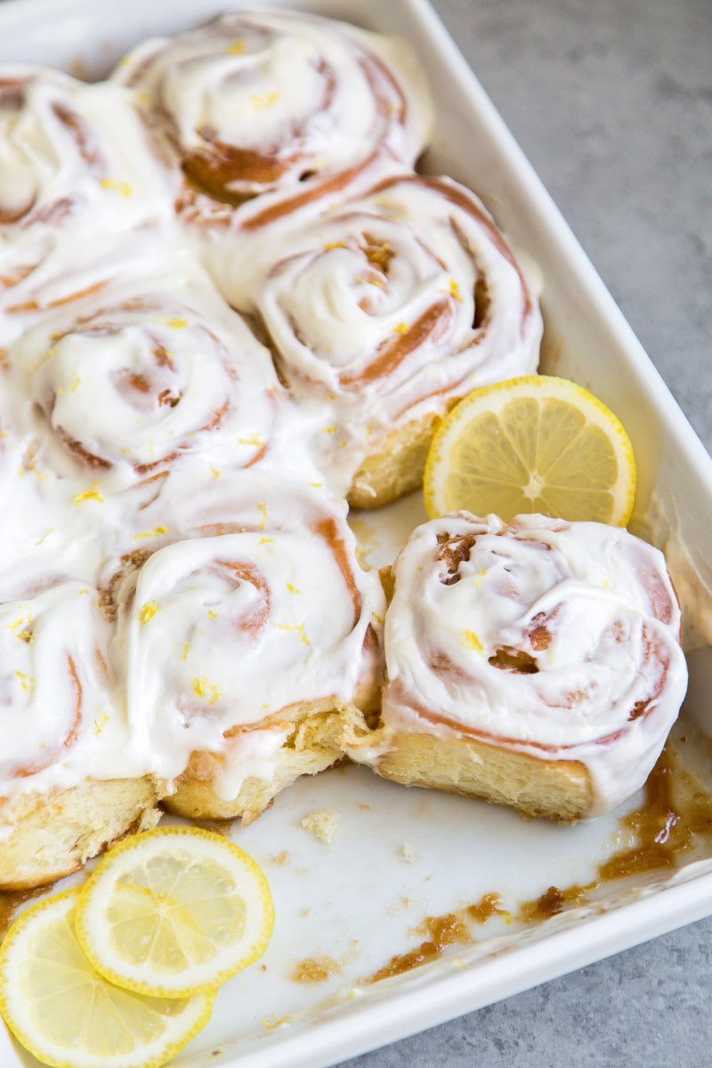 Lemon Sweet Rolls Recipe Girl®
