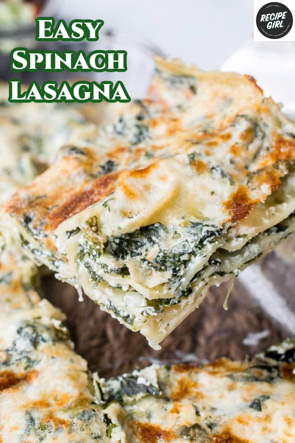 Easy Spinach Lasagna - Recipe Girl