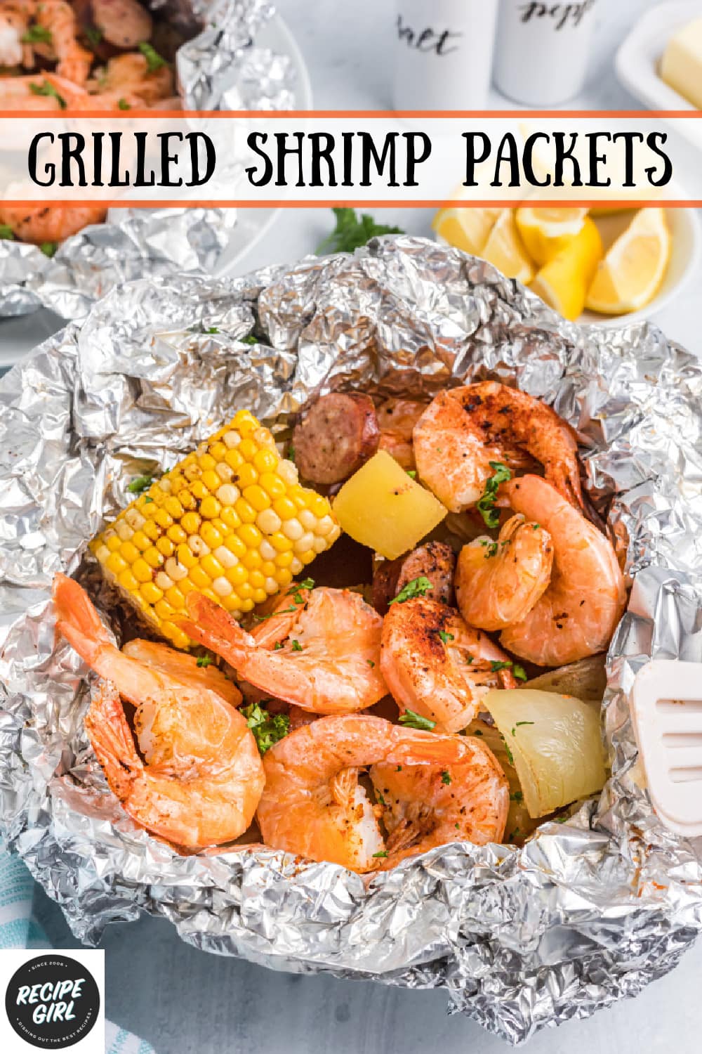 Grilled Shrimp Packets - Recipe Girl®