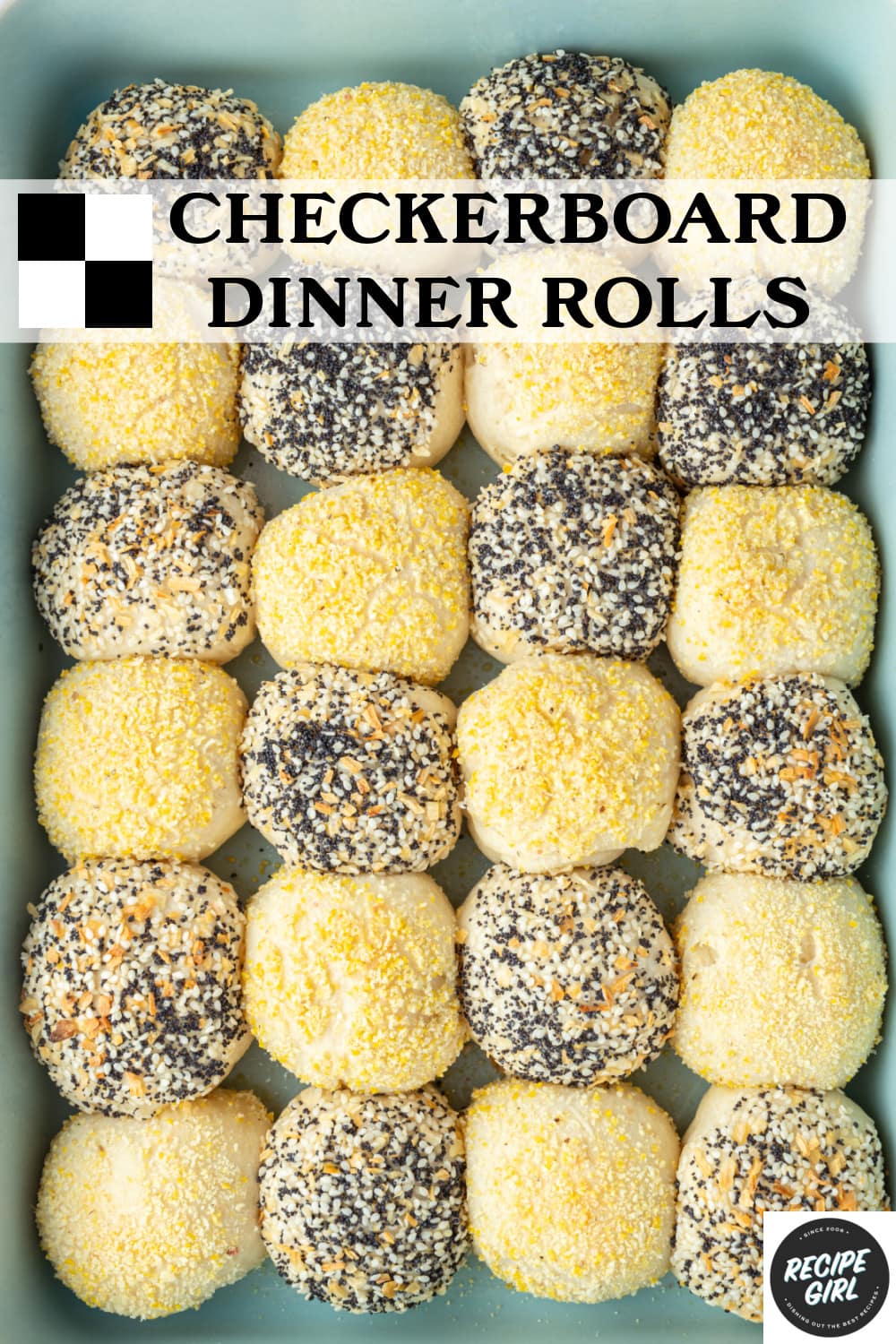 Checkerboard Dinner Rolls - Recipe Girl®