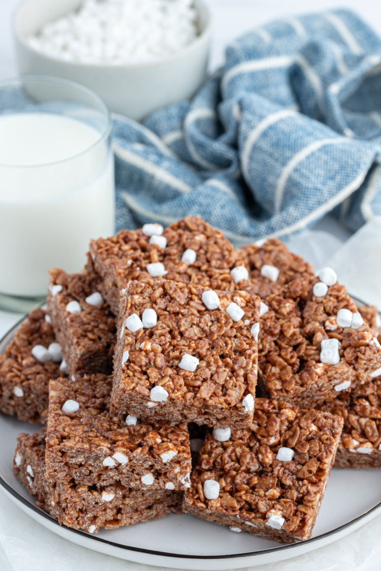 Hot Cocoa Rice Krispie Treats - Recipe Girl®
