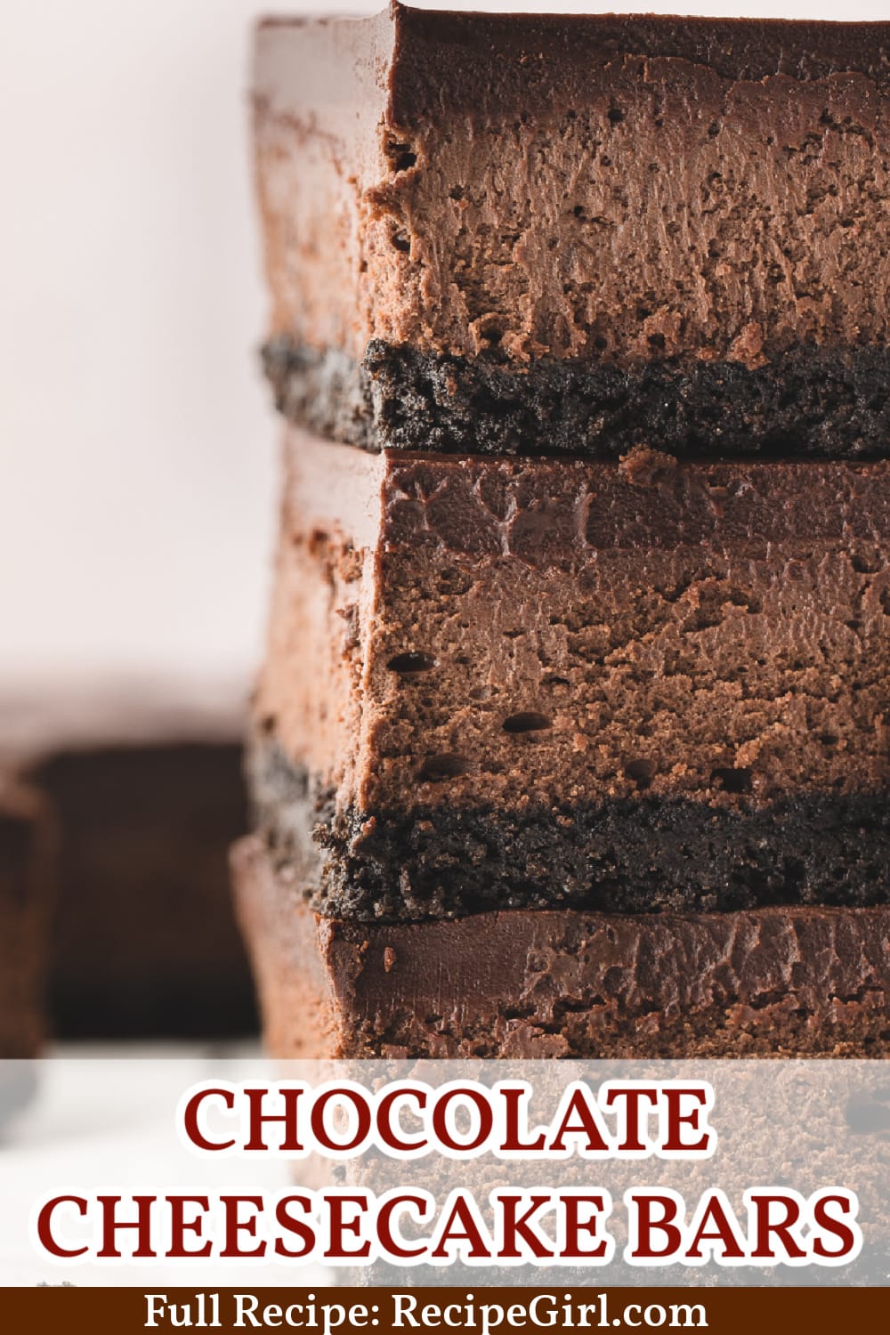 Chocolate Cheesecake Bars - Recipe Girl®