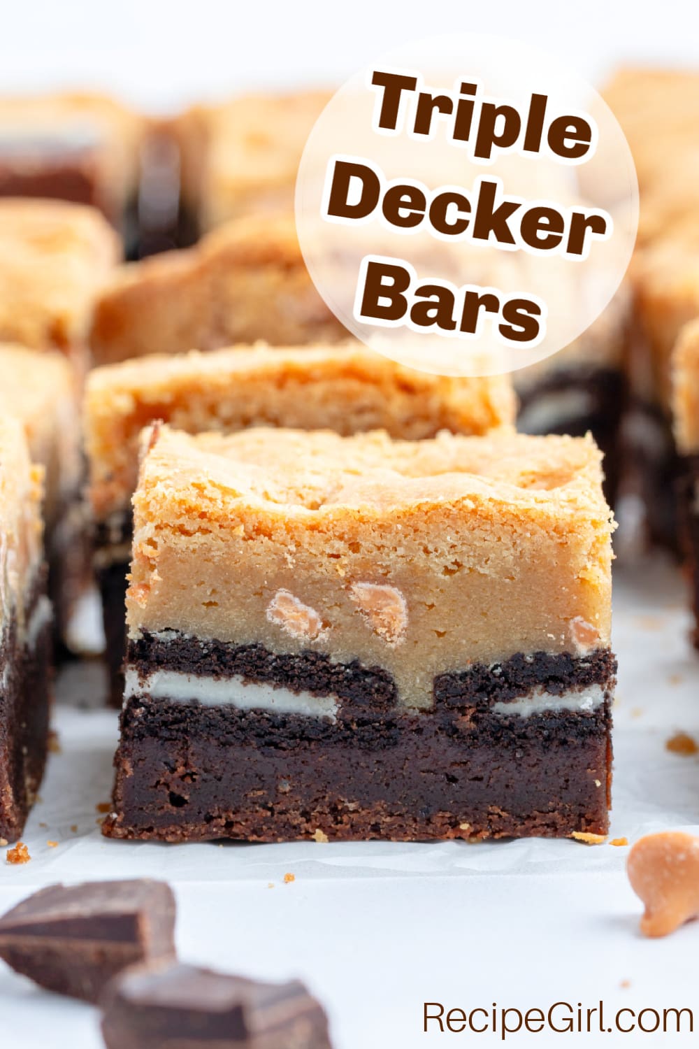 Triple Decker Bars - Recipe Girl®