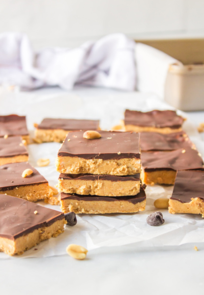 No Bake Peanut Butter Bars Recipe Girl