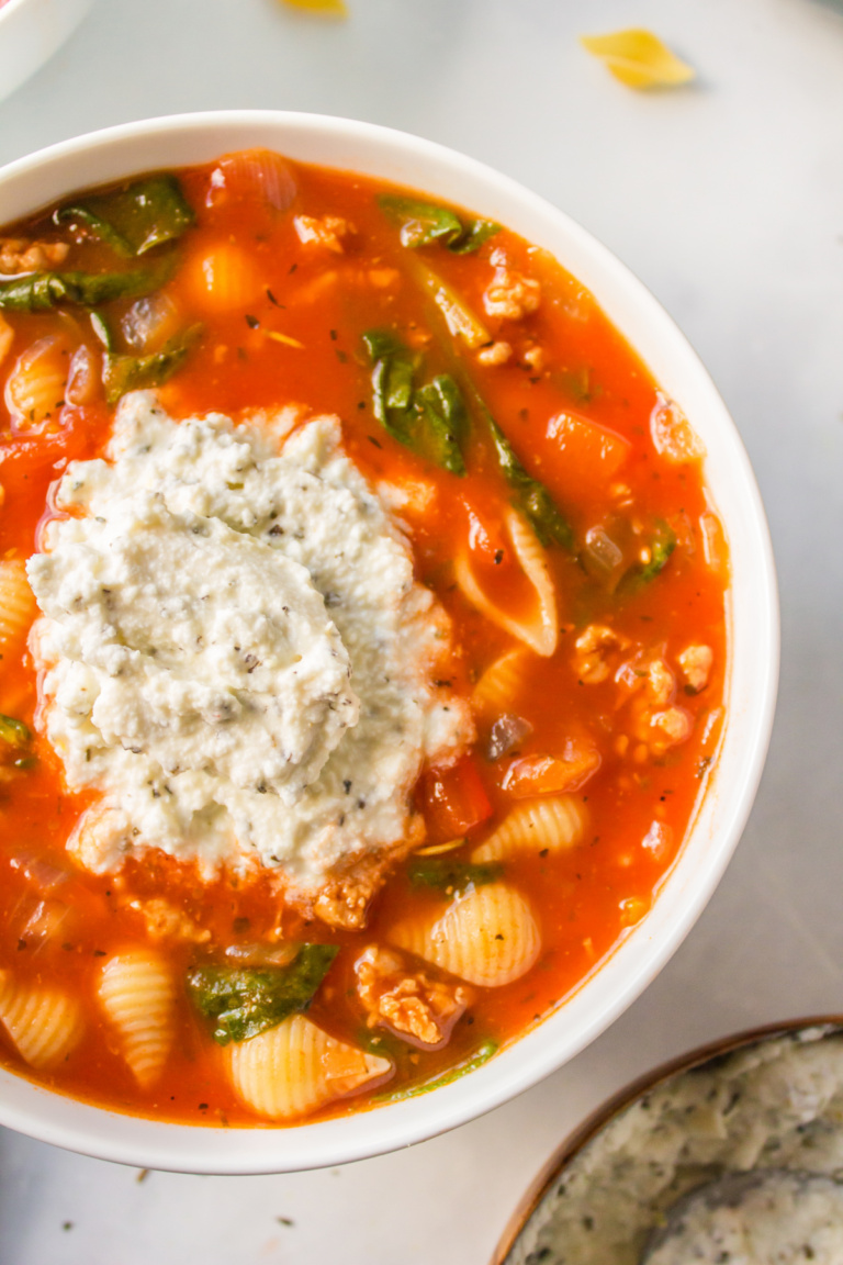 Unstuffed Shells Soup - Recipe Girl®
