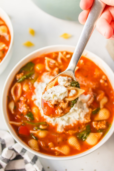 Unstuffed Shells Soup - Recipe Girl®