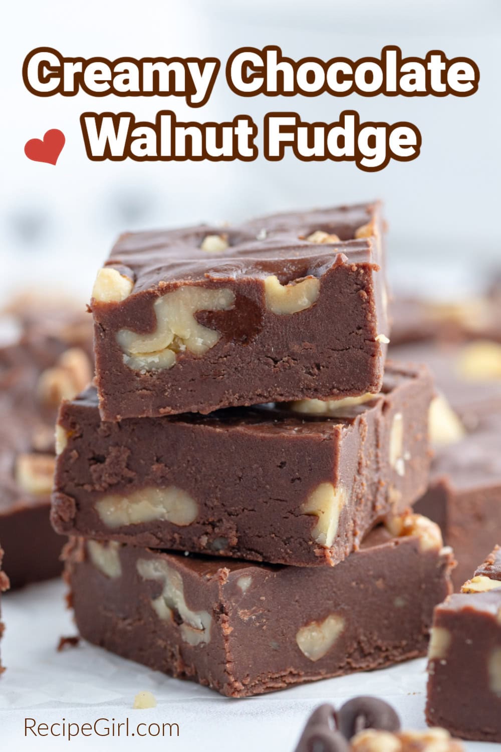 Creamy Chocolate Walnut Fudge - Recipe Girl®