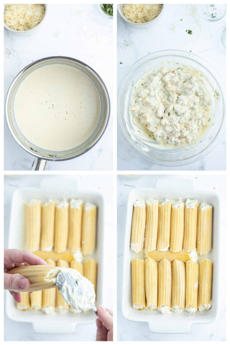 Chicken Manicotti Alfredo - Recipe Girl®