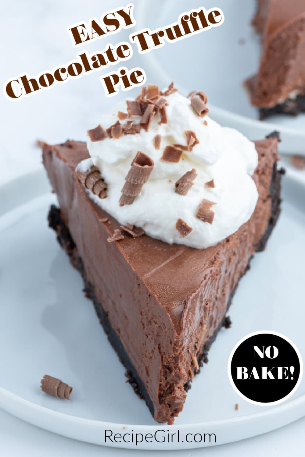 Easy Chocolate Truffle Pie - Recipe Girl®