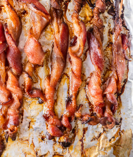 Twisted Bacon in the Oven - Recipe Girl