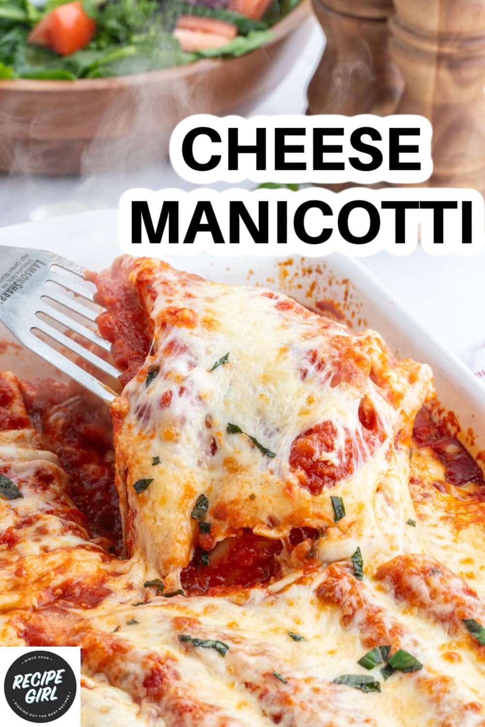 Cheese Manicotti - Recipe Girl®