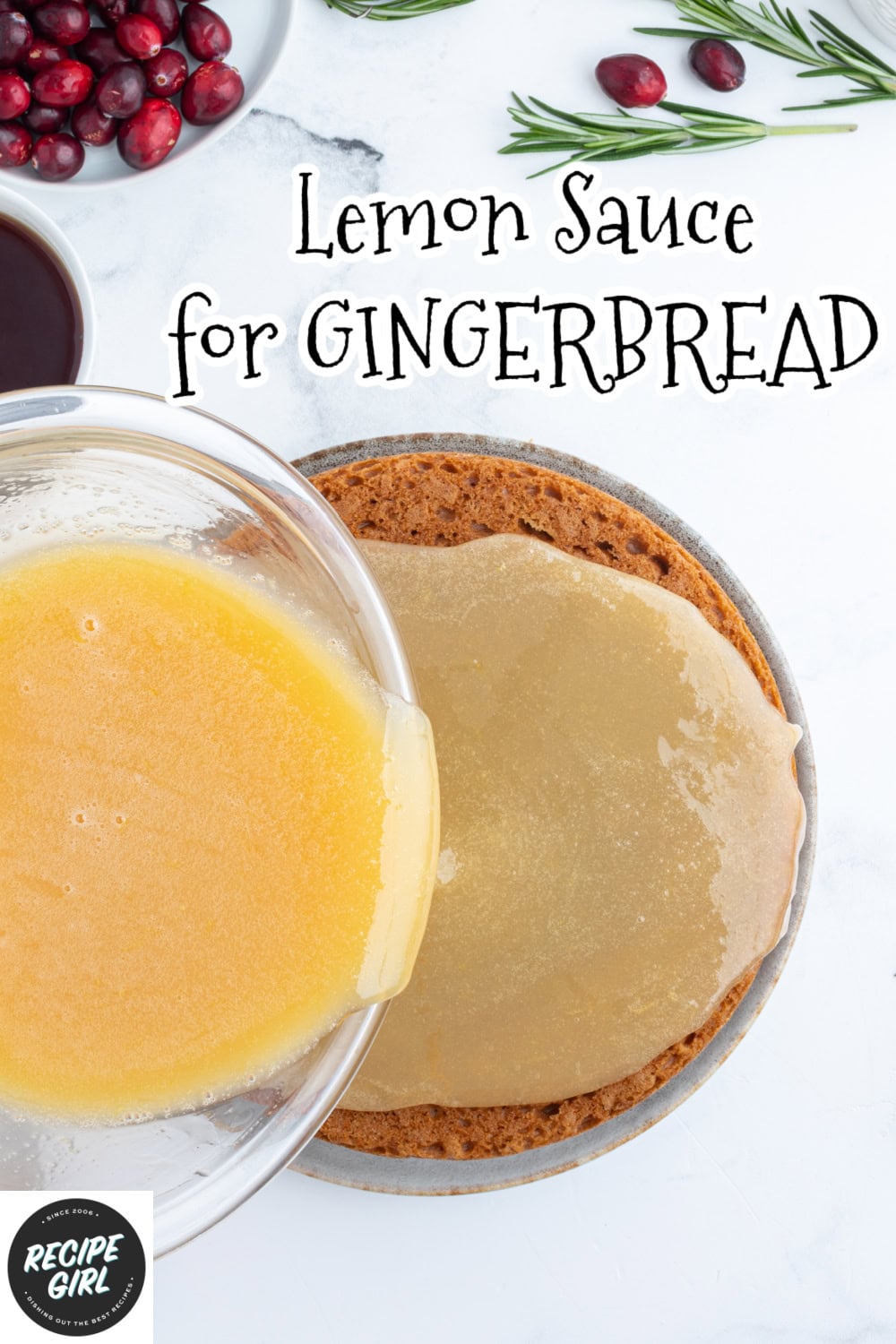 Lemon Sauce for Gingerbread - Recipe Girl®