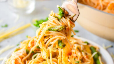 Light Spring Pasta (with lots of veggies!) - Recipe Girl®