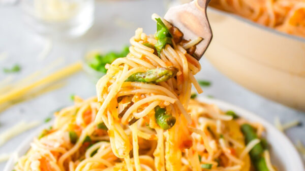 Light Spring Pasta (with lots of veggies!) - Recipe Girl®