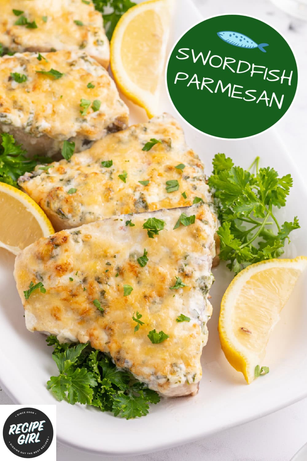 Swordfish Parmesan (Easy Broiled Swordfish Recipe) - Recipe Girl®