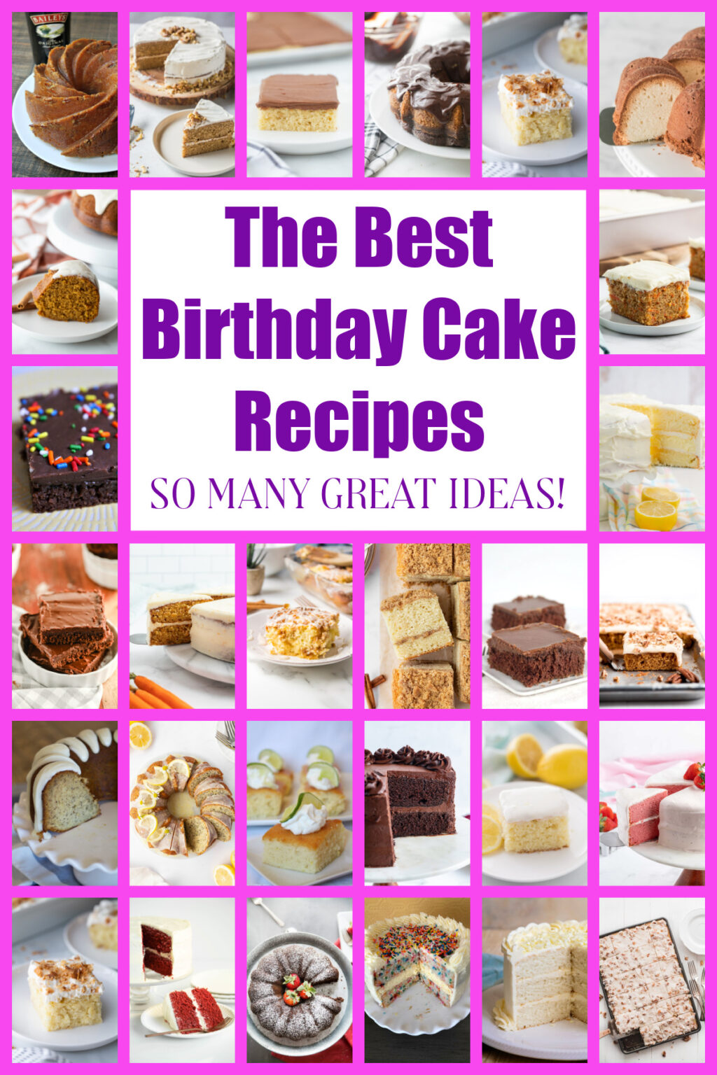 The Best Birthday Cake Recipes (So Many Fun Ideas!) - Recipe Girl®